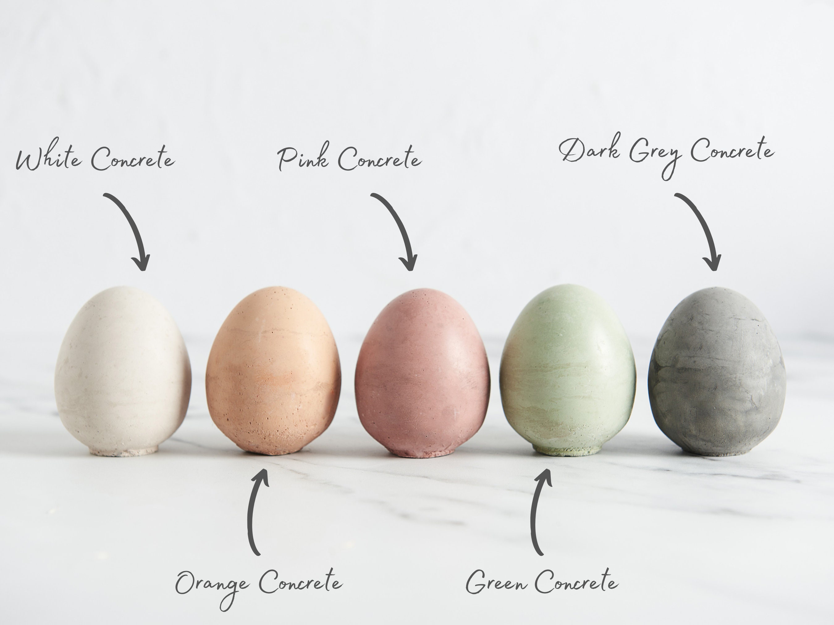 Concrete Eggs in Small, Medium, and Large - Versatile Easter & Spring ...