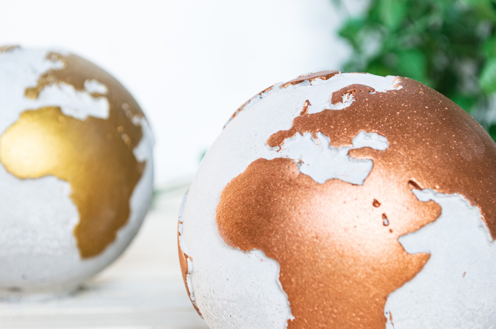 3d Concrete Copper Globe Perfect as a Paper Weight or for a | Etsy UK