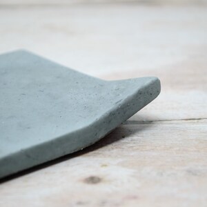 Rectangular Concrete Coasters With a Raised Edge, Available in Several ...