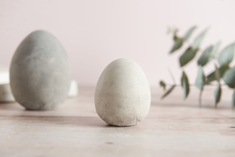 Concrete Eggs in Small, Medium, and Large - Versatile Easter & Spring ...