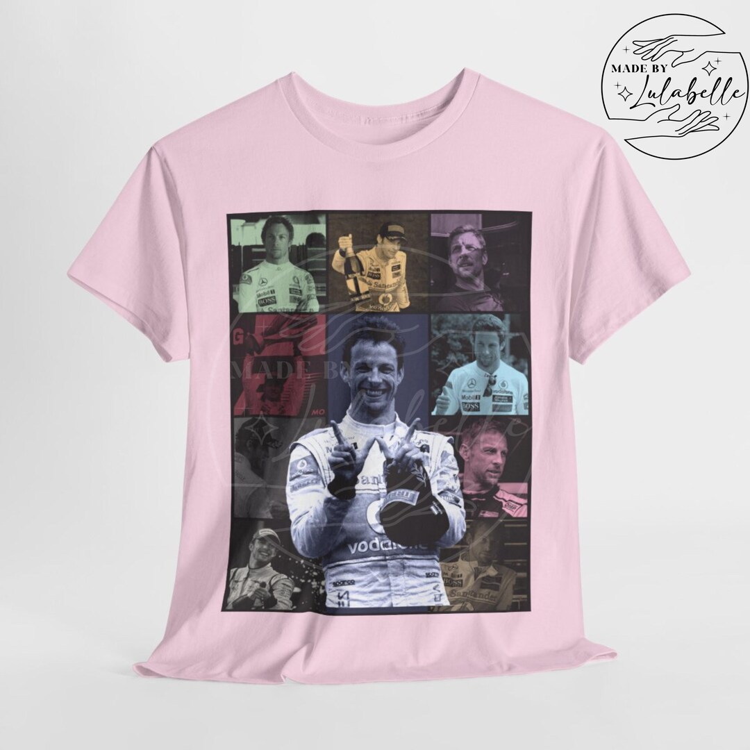 Formula One F1 Jenson Button Eras Tour Graphic Tee T-shirt Top ...