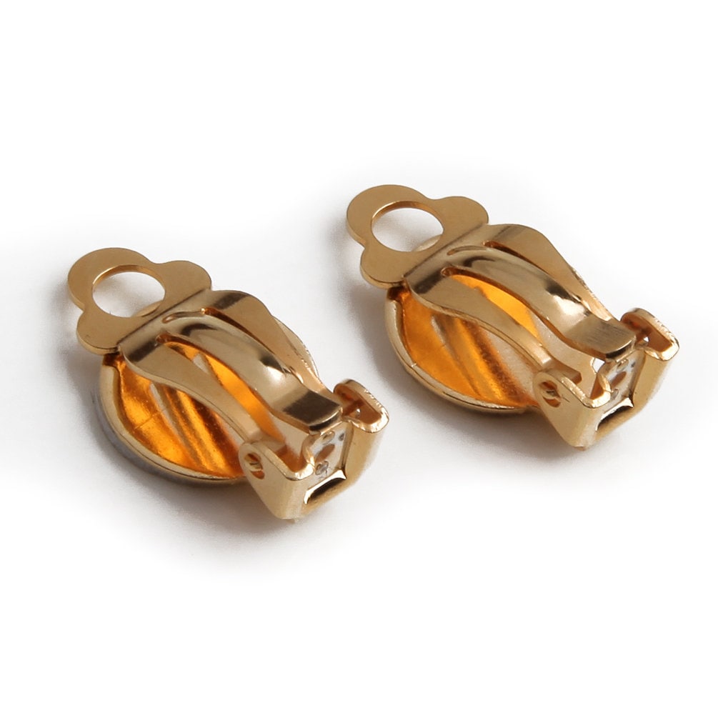 Clip on Earring Backs DIY Clip on Earrings Gold Clip Stix 1 Pair 00508 ...