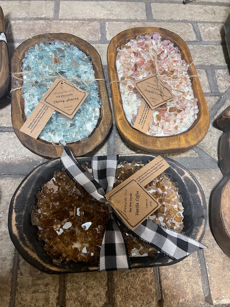 Fire Pit Dough Bowl Candle ~ Beautiful - Etsy