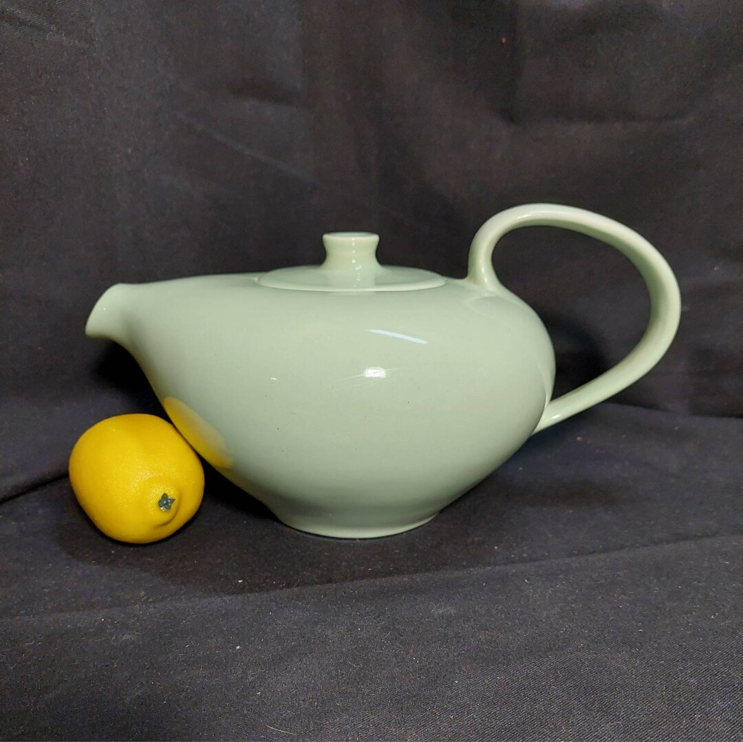 Iroquois Casual Russel Wright Lettuce Green Teapot - Etsy