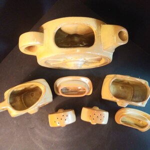 Frankoma Wagon Wheel in Desert Gold Tea Service - Etsy