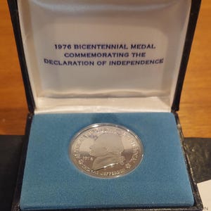1976 Silver Bicentennial Medal - Etsy