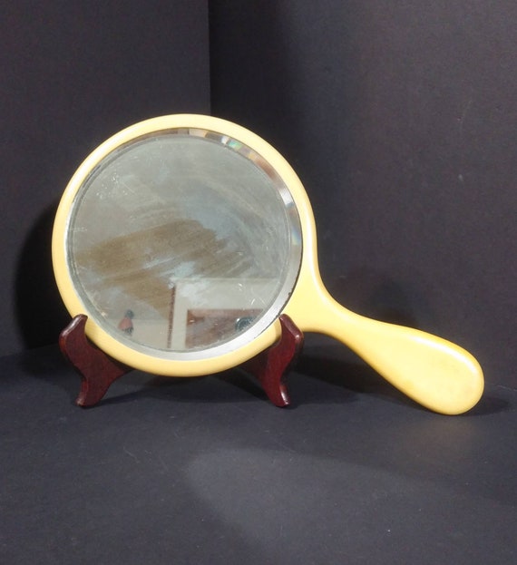 Vintage Bakelite Hand Mirror