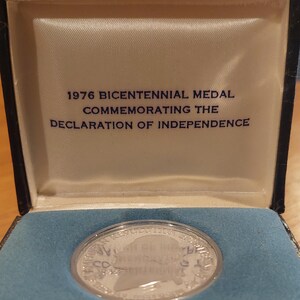 1976 Silver Bicentennial Medal - Etsy