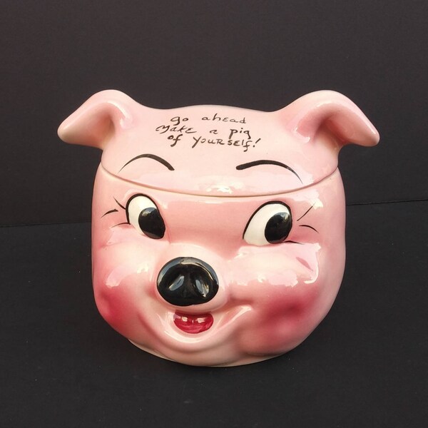 Pig Cookie Jar - Etsy