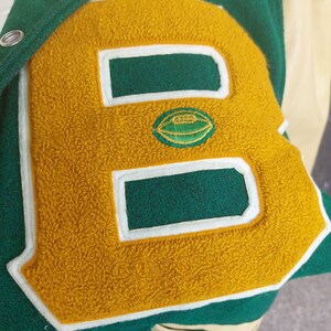 Vintage Howe Athletic Apparel Naugalite Wool Letterman Jacket - Etsy
