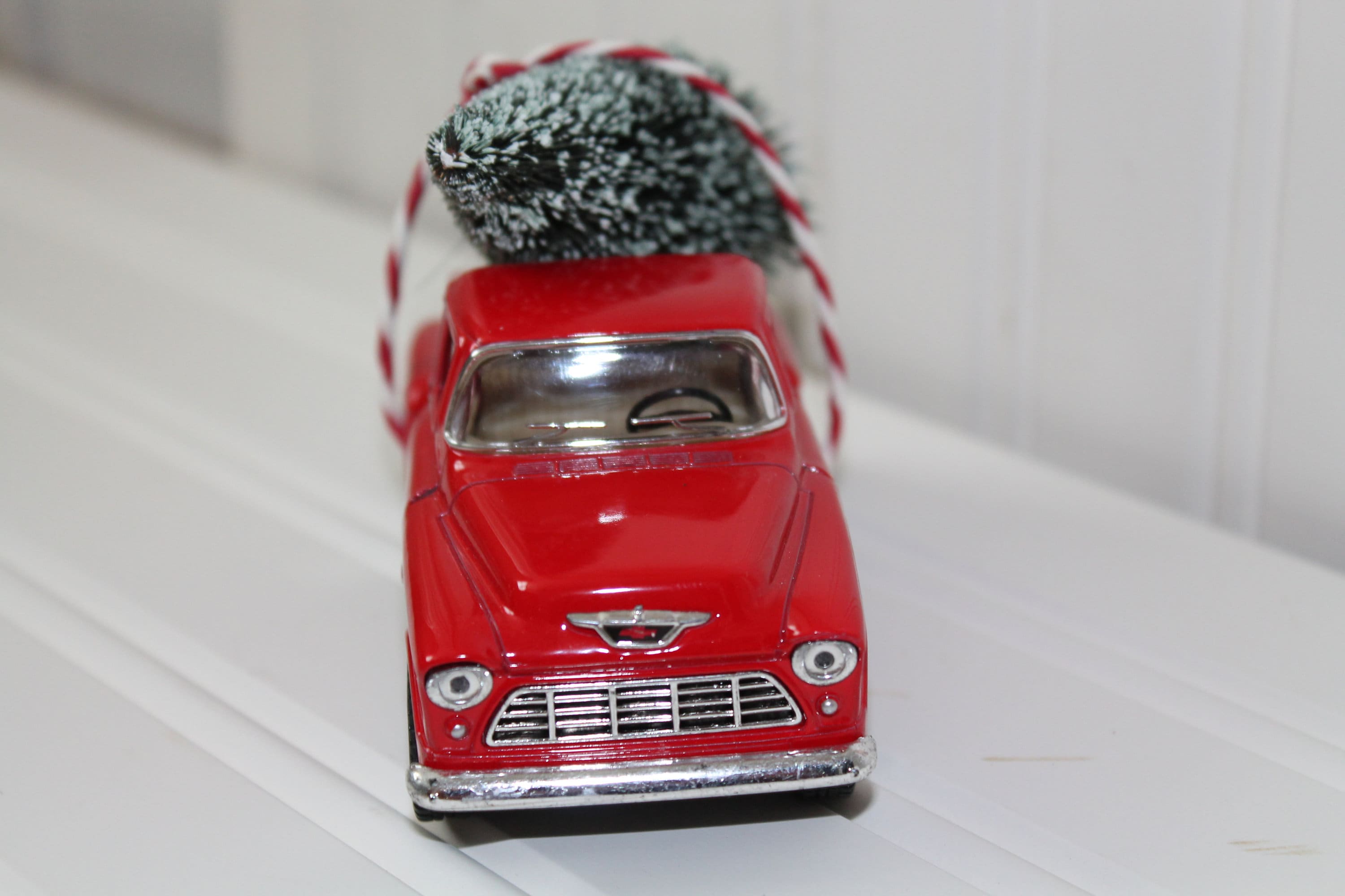 Red 1955 Chevy Christmas Truck: Vintage Farmhouse Decor - Etsy