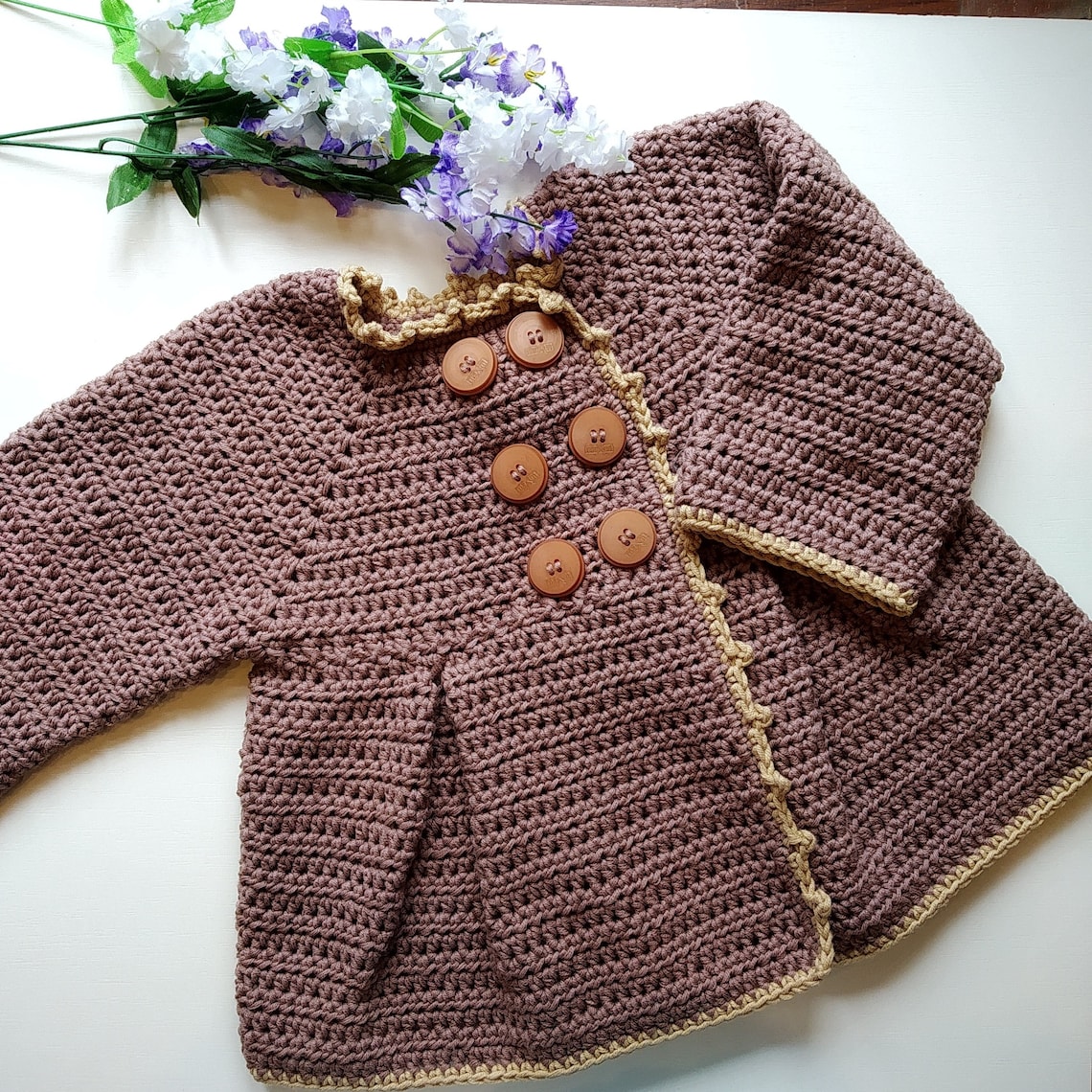 Crochet PATTERN Baby Coat Pattern - 9 Months to 24 Months - Etsy
