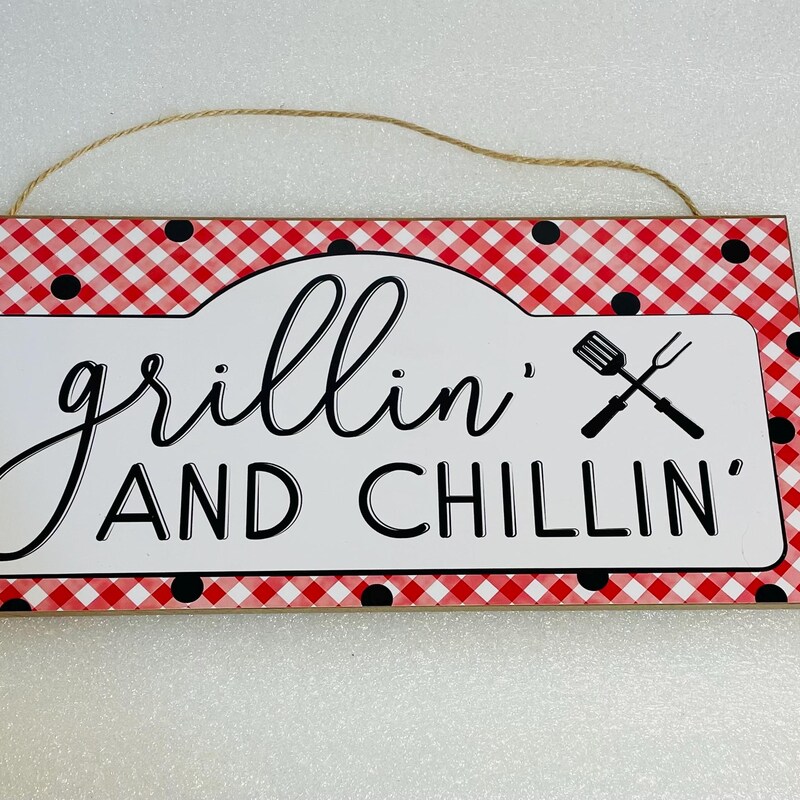 Grillin and Chillin Sign - Etsy