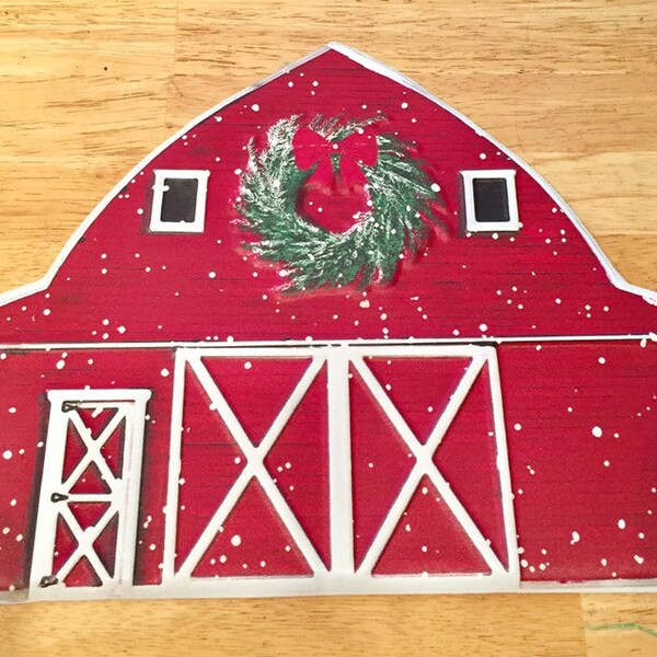 Red Barn - Etsy