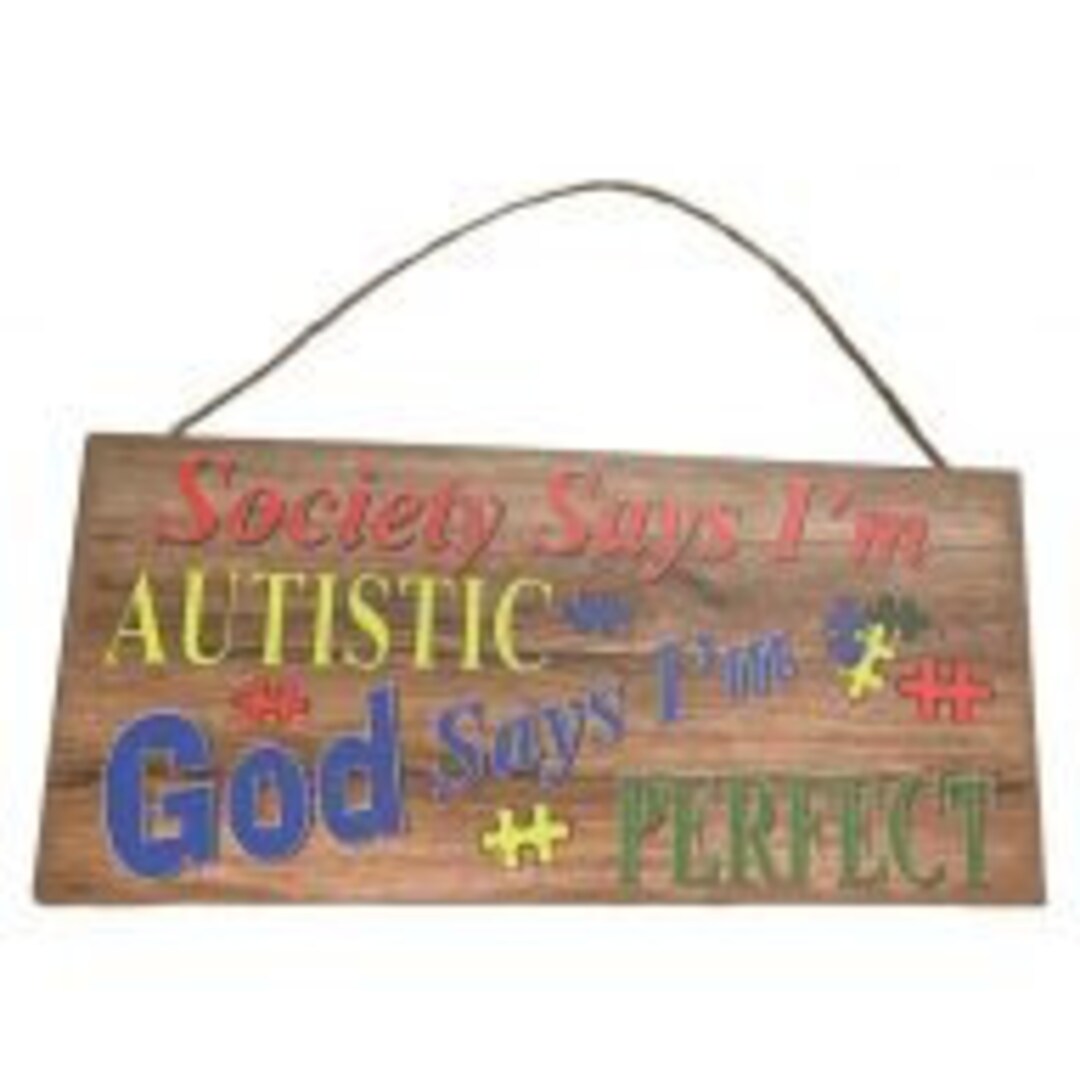 Signs, Autism Awareness Sign, Autism Decorations, Autism Door Hanger ...