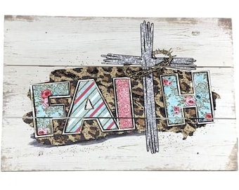 Wooden Faith Sign | Etsy