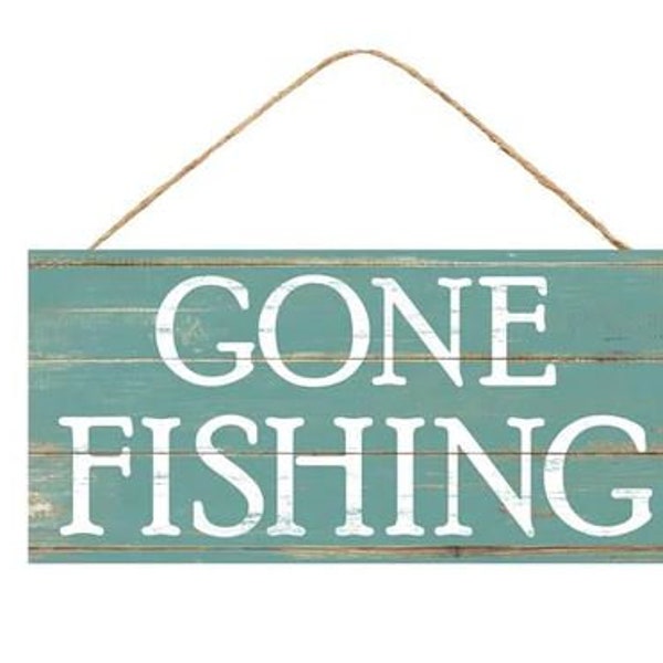 Gone Fishing Sign - Etsy
