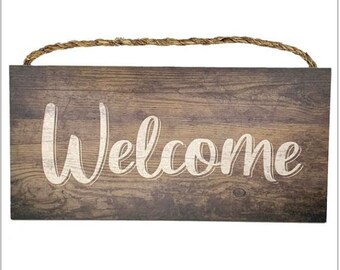 Welcome Mdf Sign - Etsy