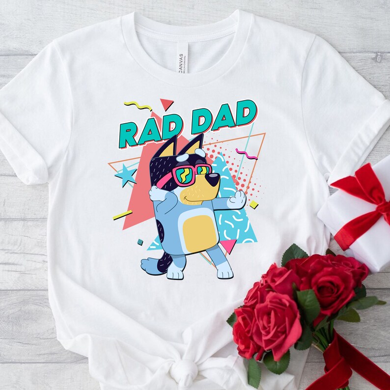 Bluey Rad Dad PNG, Bluey Dad Png, Bluey Father's Day Gift, Birthday ...