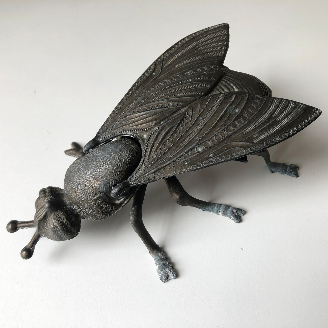Vintage Italian Cast Metal Decorative Fly Ashtray. - Etsy