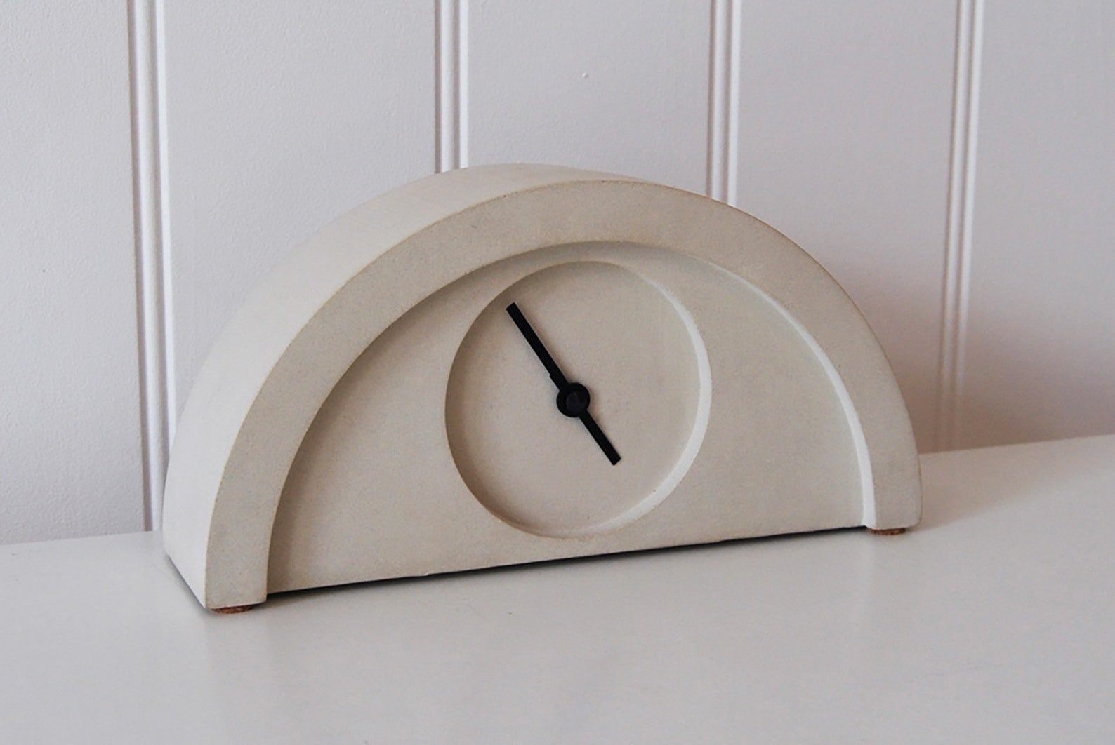 Portland Stone Mantel Piece Shelf Clock by Jim Chambers - Etsy