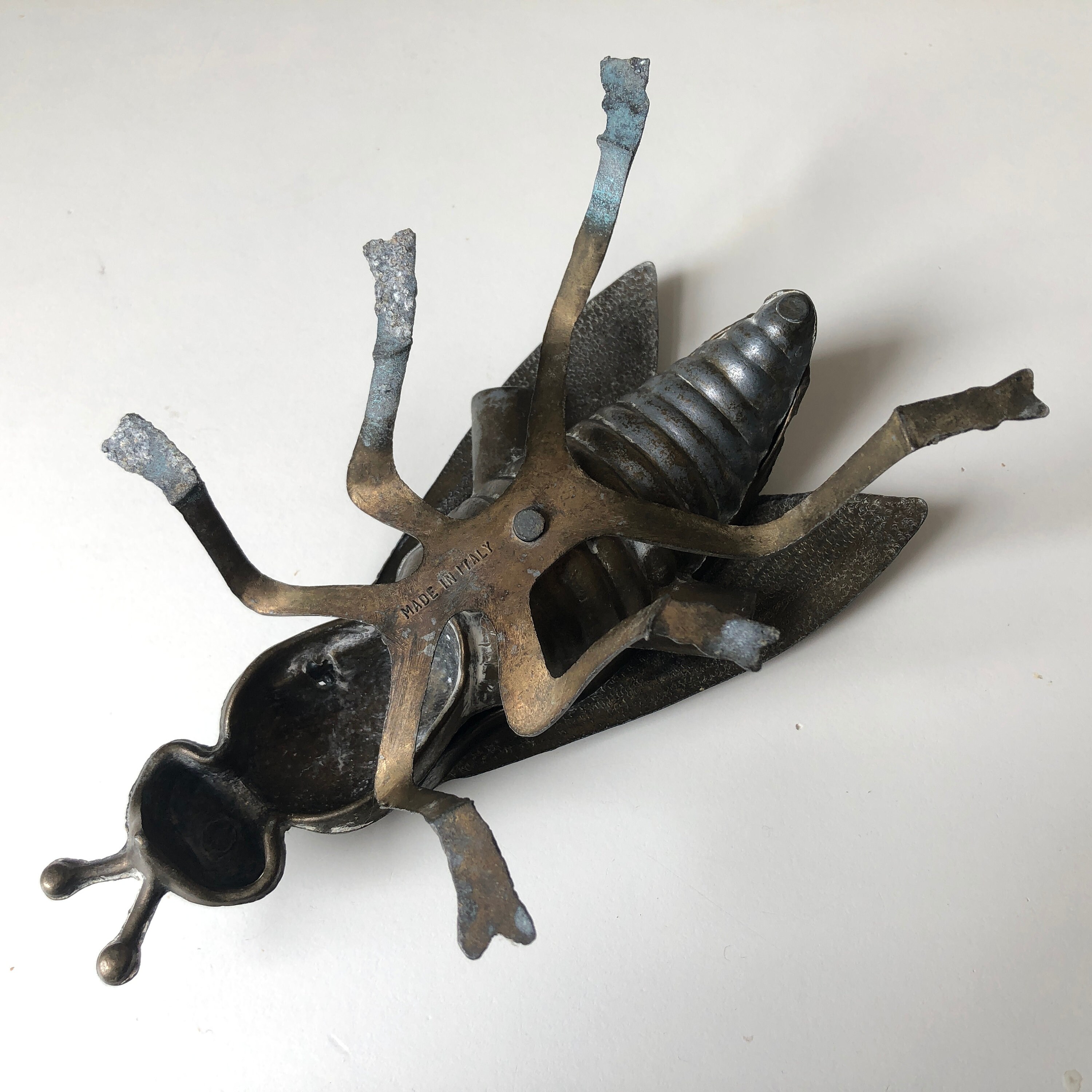 Vintage Italian Cast Metal Decorative Fly Ashtray. - Etsy
