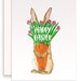 Carrot Flower Bunny Easter Card Pack - Funny Easter Cards for Kids ...