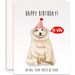Samoyed Dog Funny 30th Birthday Card in Dog Years You'd Be Dead - Etsy