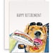 Golden Retriever Retirement Cards for Men Road Trip - Etsy