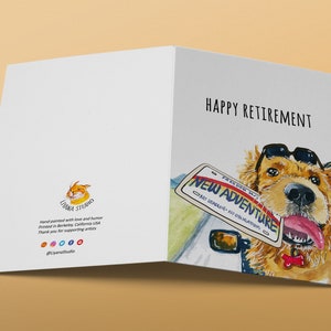Dog Retirement Card Coworker Leaving Farewell Cards New - Etsy