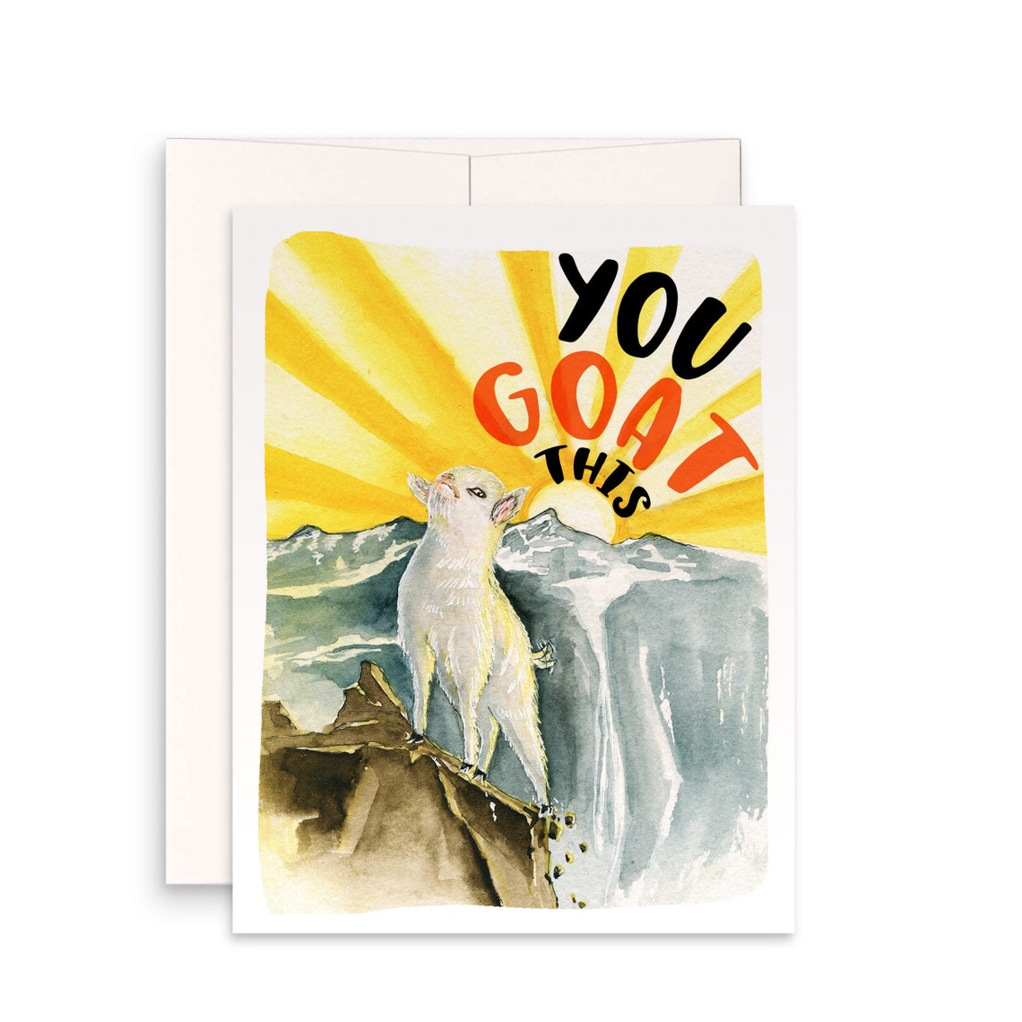 You Got This Funny Goat Encouragement Card - Etsy