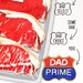 Prime Steak Fathers Day Card Funny - Barbecue Meat Lover Grill Dad Card ...