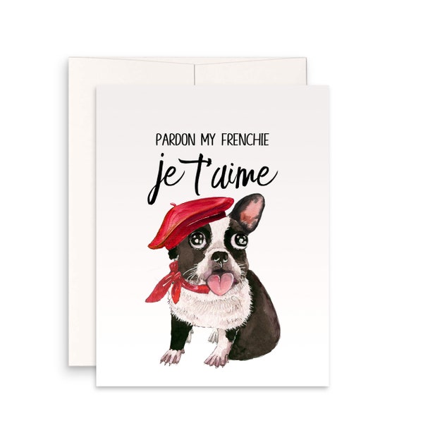 French Bulldog Card - Etsy