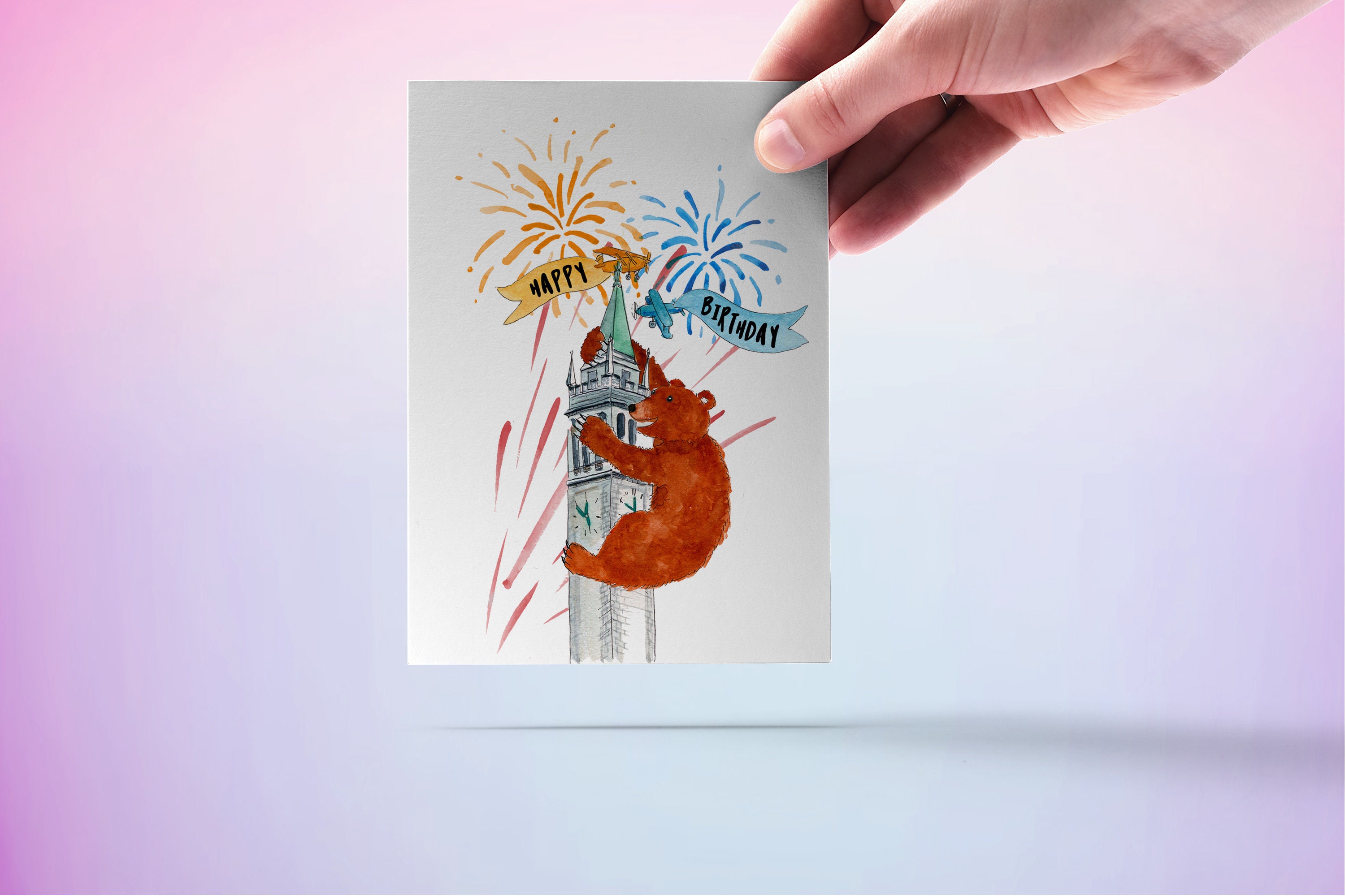 King Kong Bear Birthday Card Funny, Grizzly Bear Epic Birthday Card ...