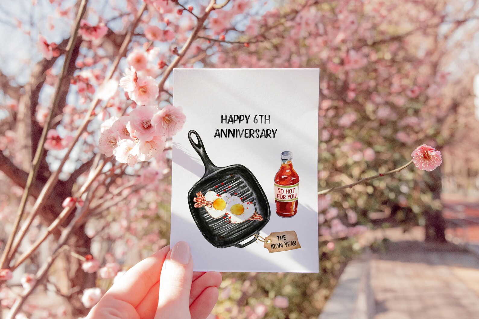 6th Iron Anniversary Card for Husband Cast Iron Gifts - Etsy