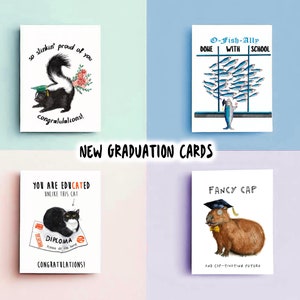 Thumb up Cat Funny Graduation Card for Class of 2025 - Orange Cat ...