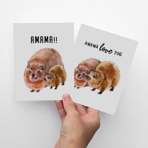 Rock Hyrax Love Card for Husband - Awawa Funny Valentines Day Card for ...