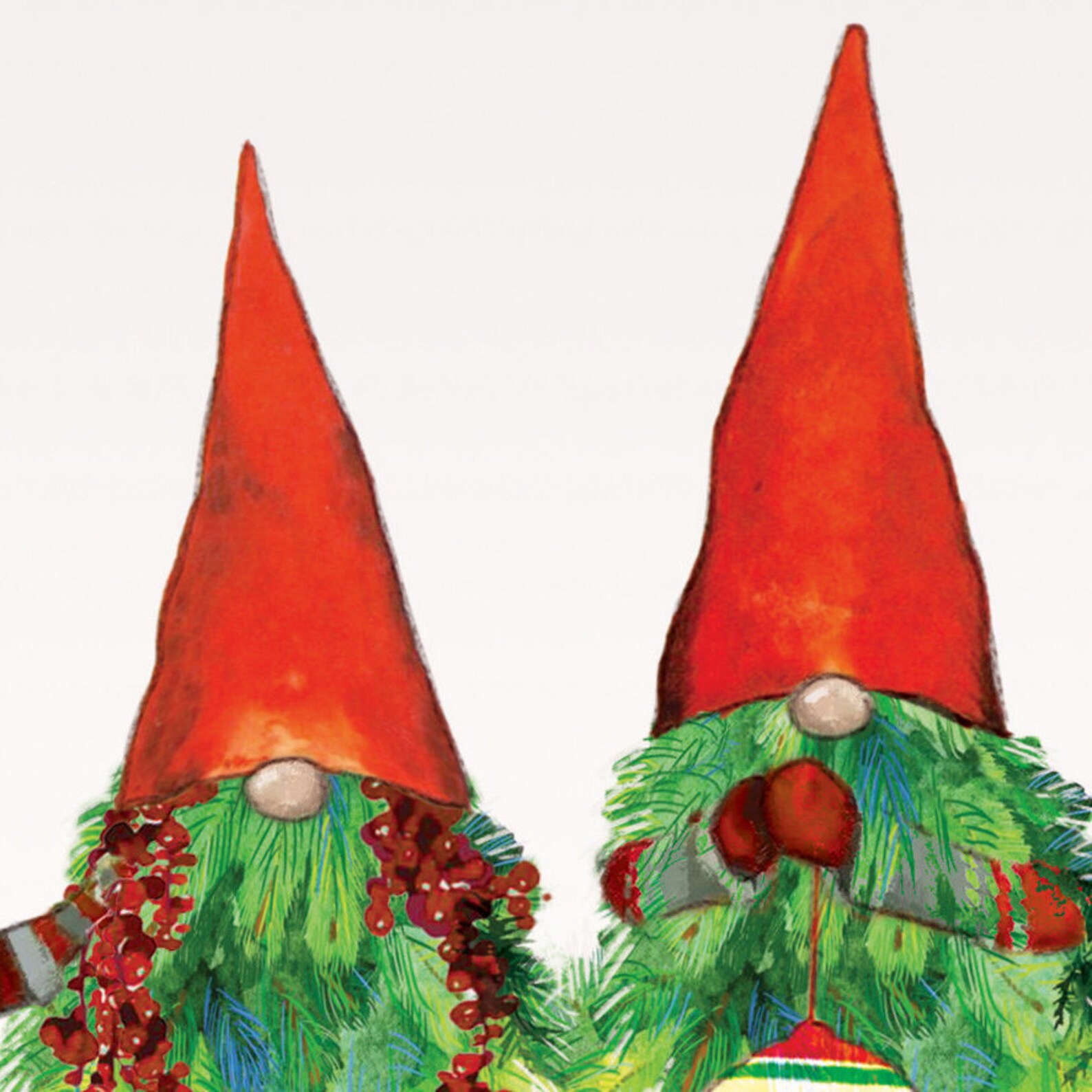Garden Gnome Christmas Cards Funny - GNOEL Xmas Tree Gomes Gifts for ...
