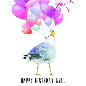 Funny Baby Shower Cards for New Mom - It's A Gull Baby Girl Card - Etsy