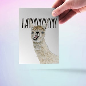 Funny Llama Card for Best Friend BFF Thinking of You Card - Etsy