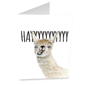 Funny Llama Card for Best Friend BFF Thinking of You Card - Etsy