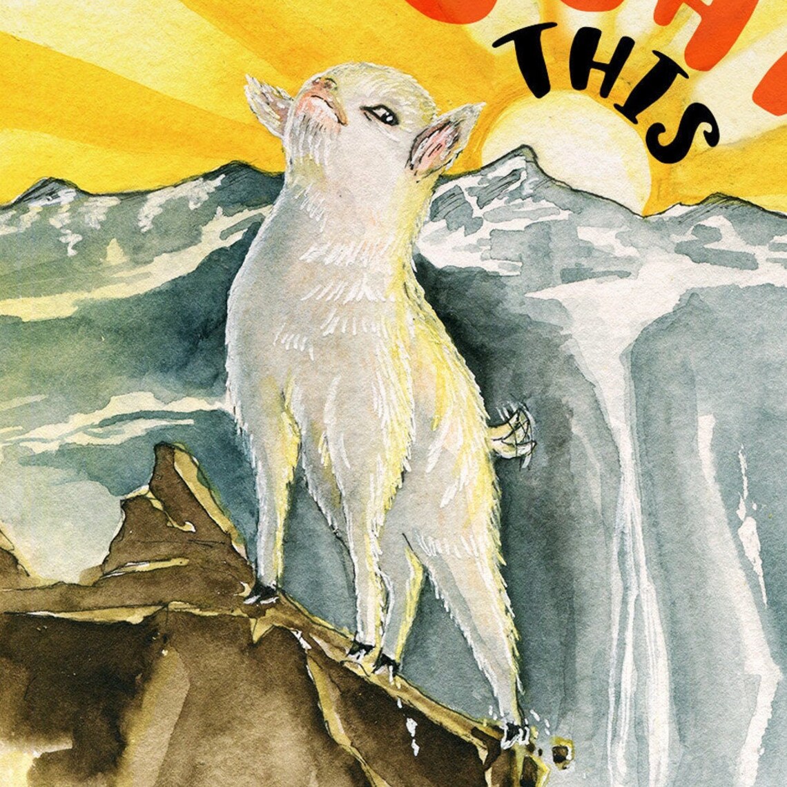 You Got This Funny Goat Encouragement Card - Etsy