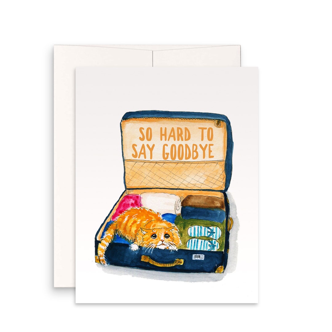 Funny Goodbye Card for Coworker - Leaving Gift - Etsy