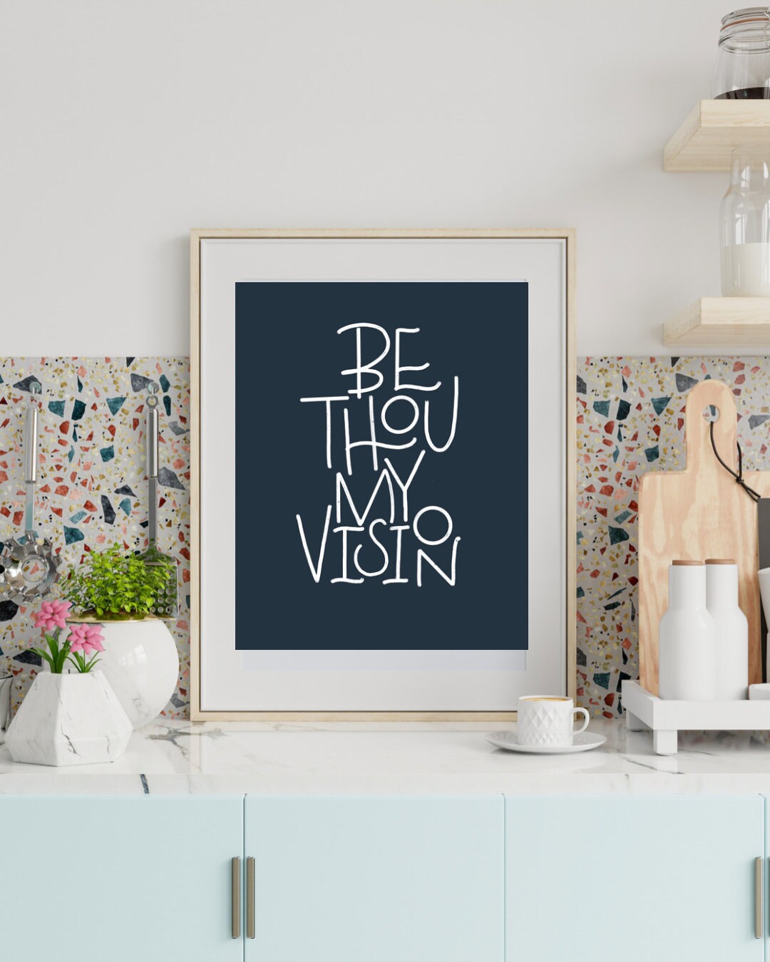 Be Thou My Vision Print | DIGITAL DOWNLOAD | 2 Color Options ...