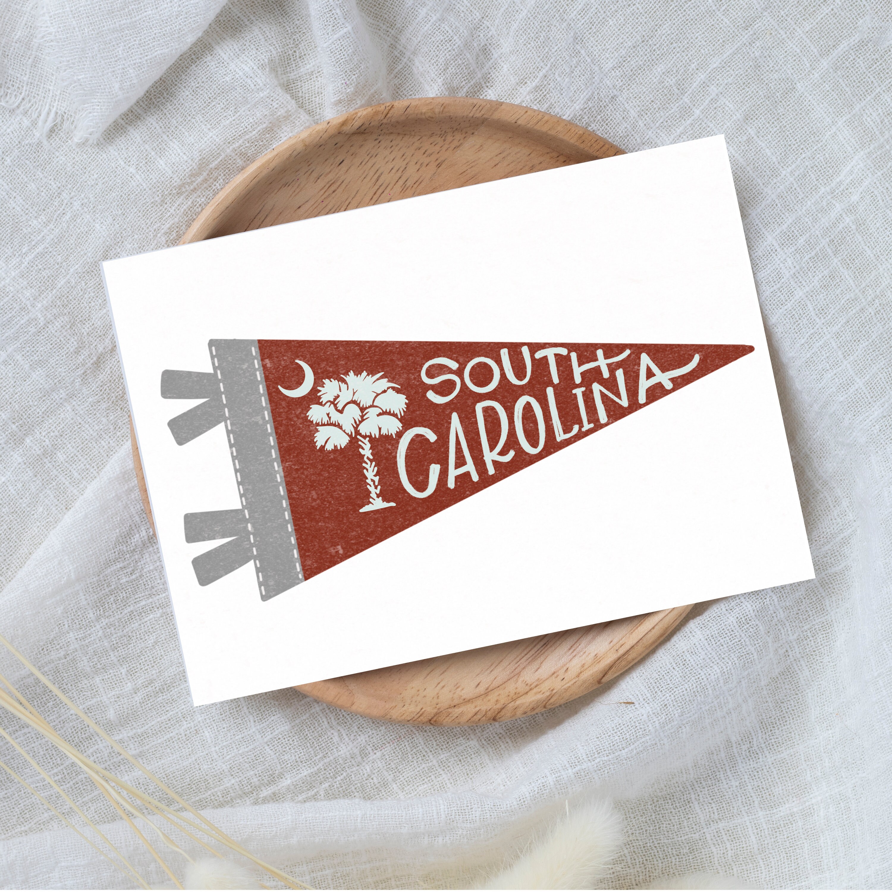 South Carolina Pennant Print DIGITAL DOWNLOAD Gamecocks Print South ...