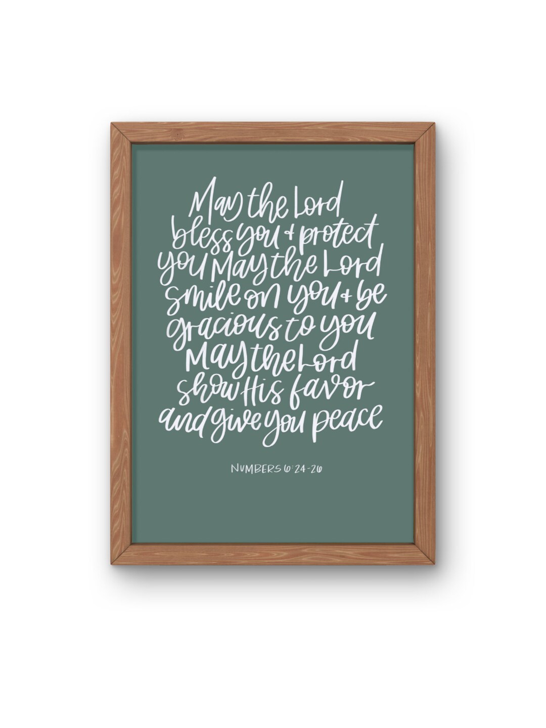 Numbers 6:24-26 Print | DIGITAL DOWNLOAD | Scripture Prints | the ...