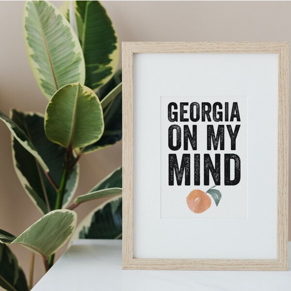 Georgia on My Mind - Etsy