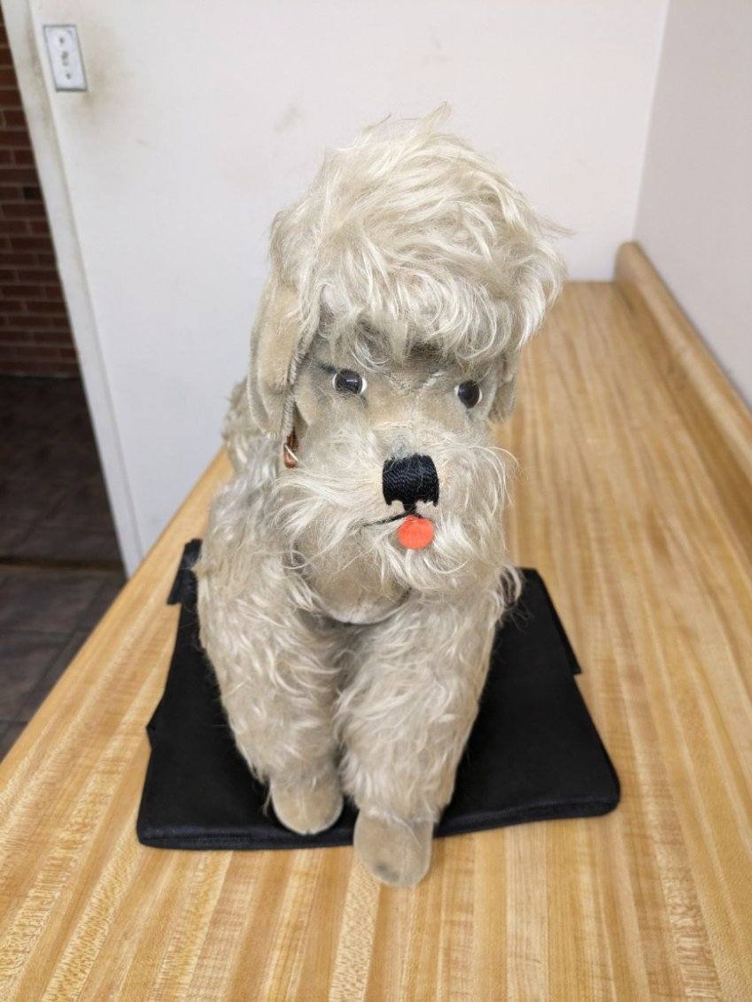 Vtg. Large Steiff Poodle Dog: Jointed Legs, No Tags. - Etsy