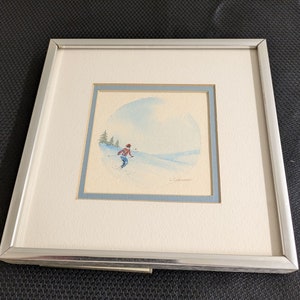 Vtg Lorraine Ochsner Original Watercolor Painting From Merrill Chase - Etsy