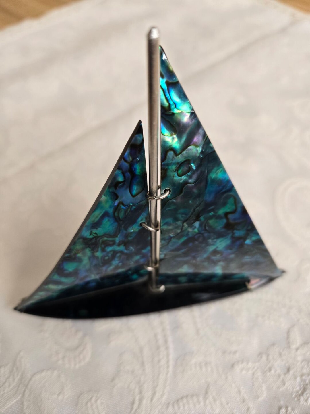 Vtg. Fiordland New Zealand Sailboat Genuine Paua Shell, 4.5 Inches. - Etsy